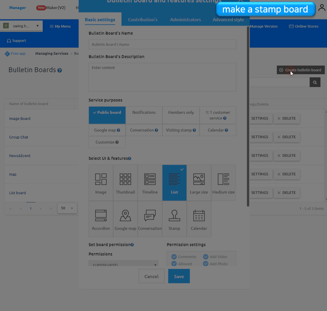 How to create and register a stamp – Support