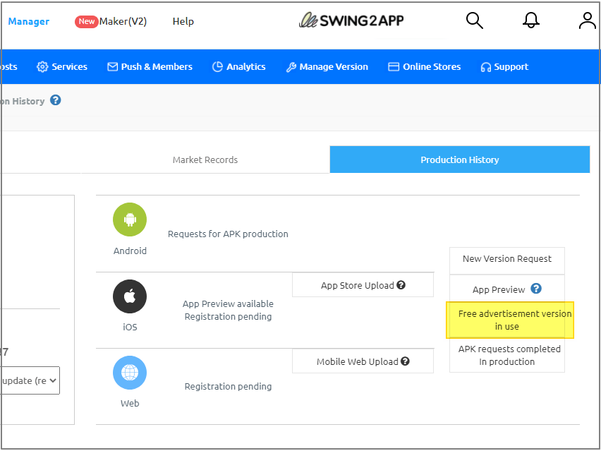 How to apply for a free commercial version app – Support