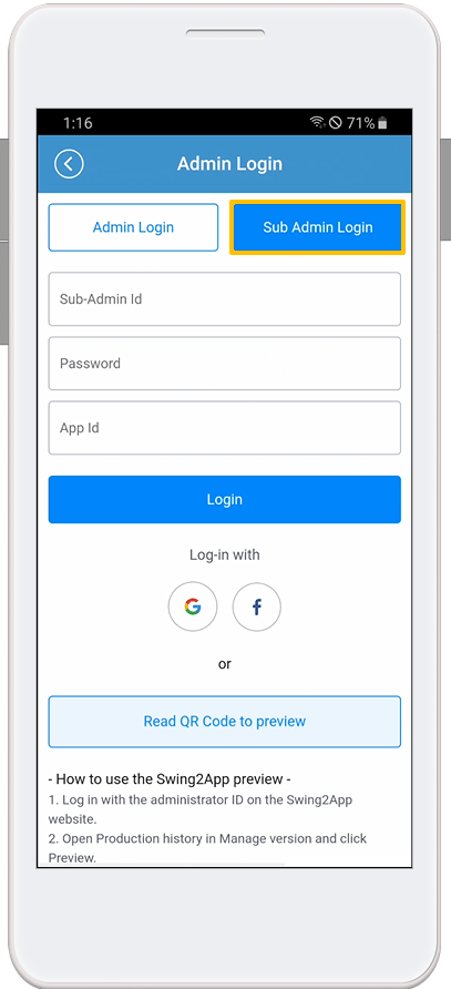 How to use Swing2App Preview – Support