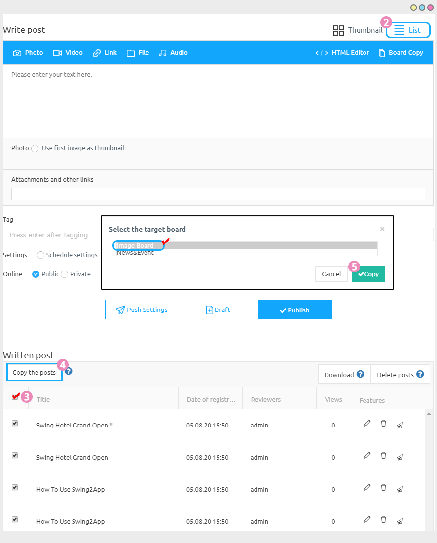 Copy Post – Support