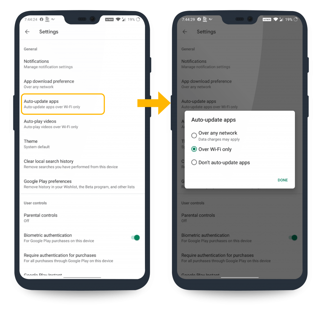 Update the Play Store App – Support
