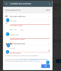 How to create a Google Developer Account – Support