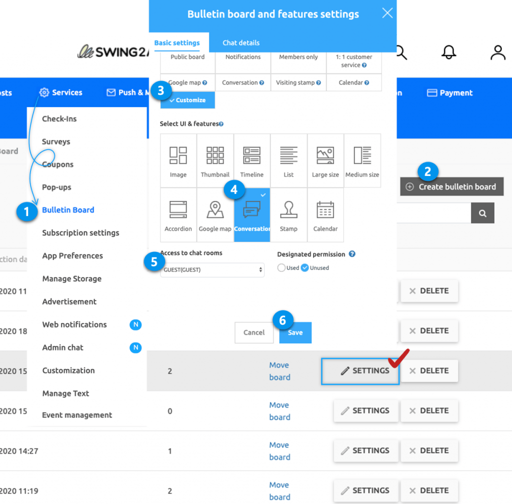 Group Chat – Support