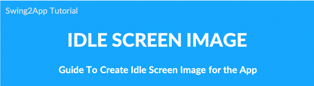 Guide to Create an Idle Screen Image – Support