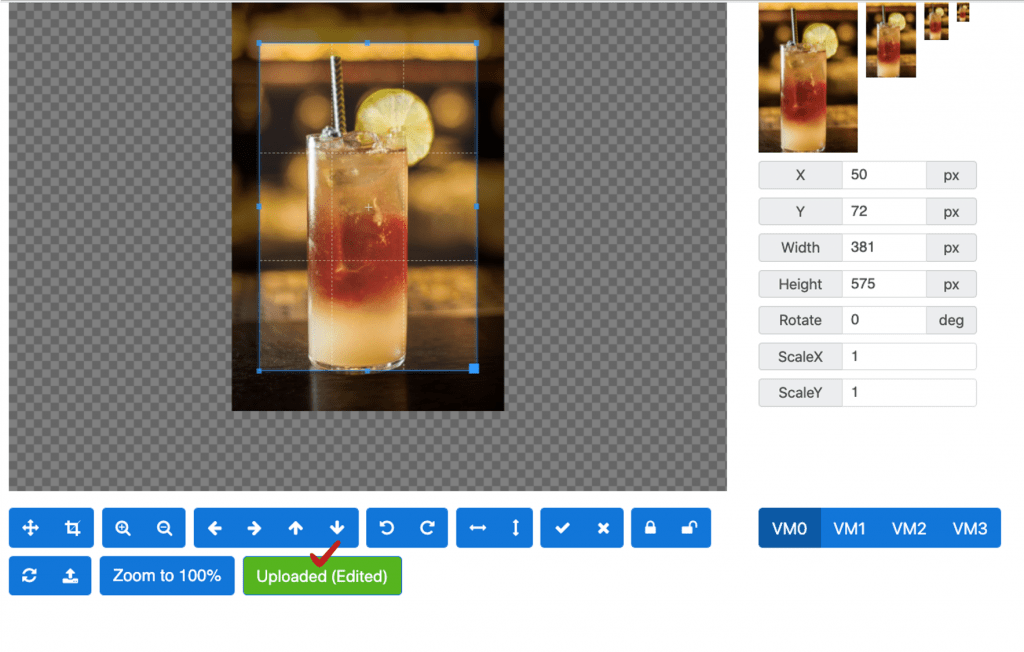 Image Editing Tool – Support