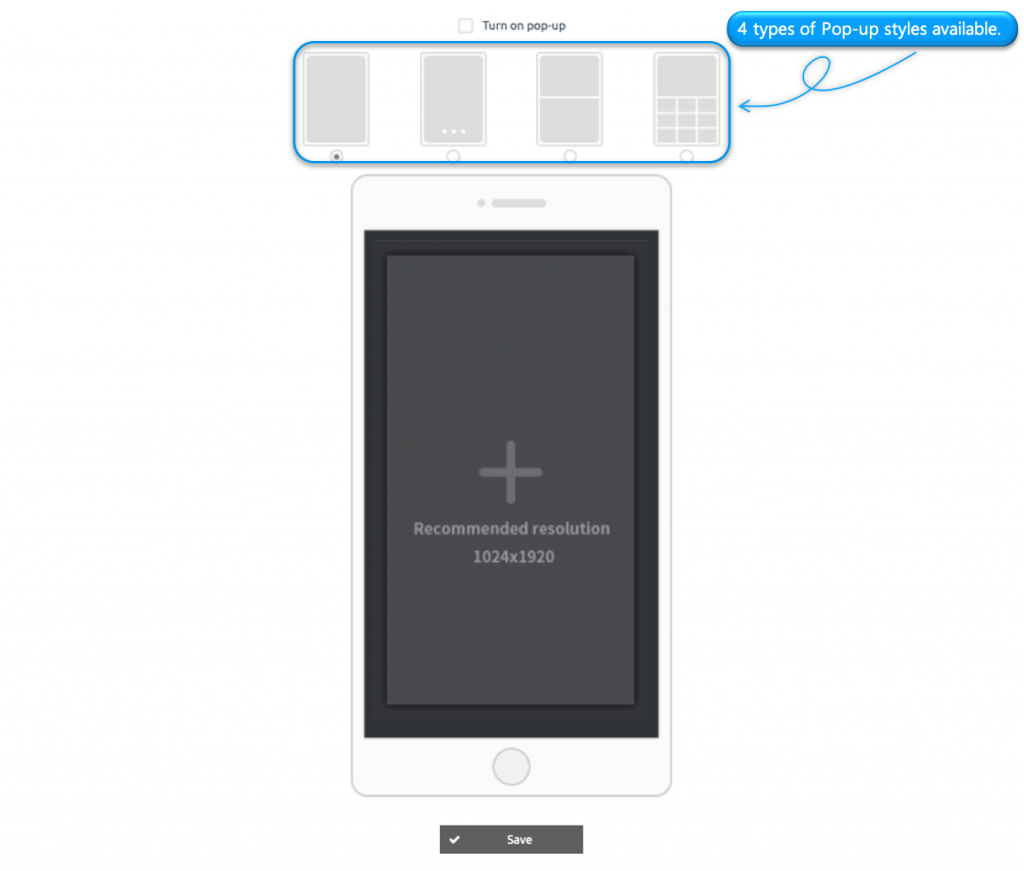 How to use Pop-up – Support