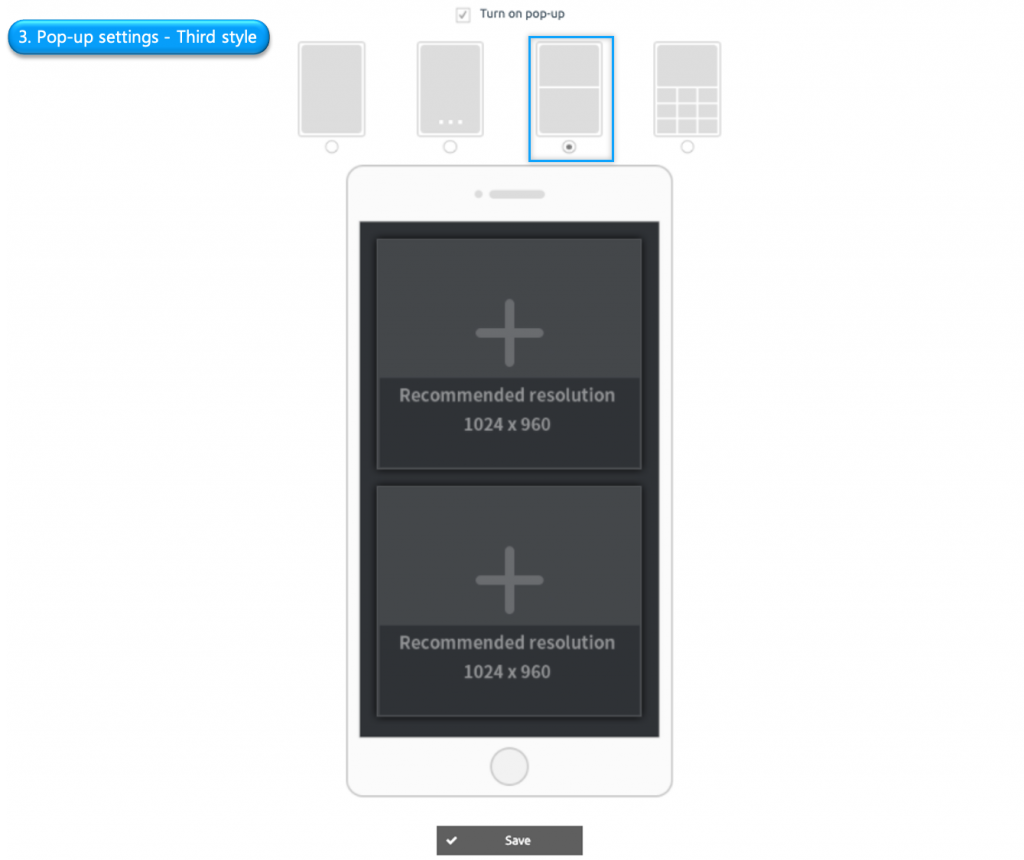 How to use Pop-up – Support