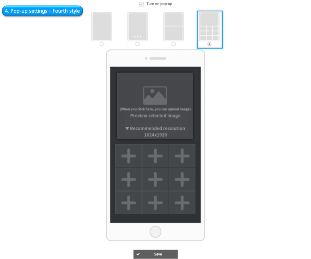 How to use Pop-up – Support