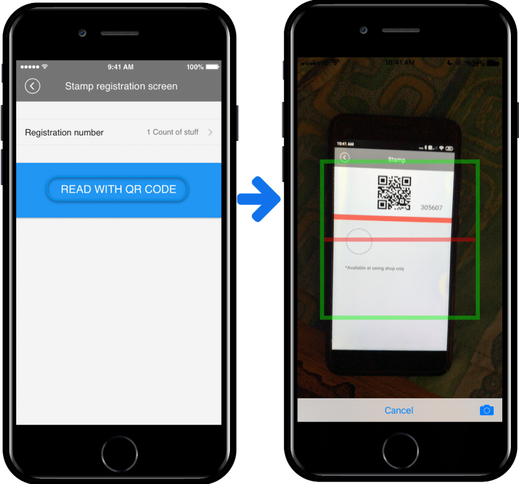 App Administrator Menu: Registering Stamp – Support