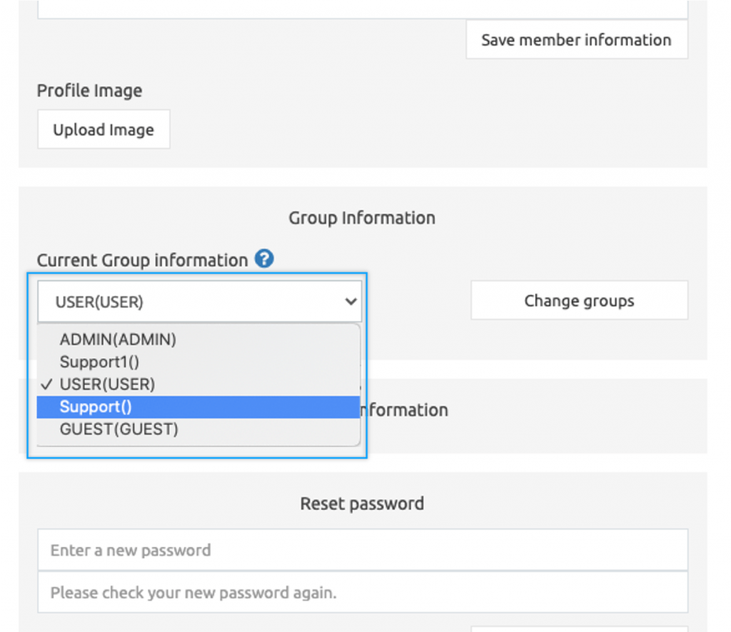 Member Inquiry – Check Member Information – Support