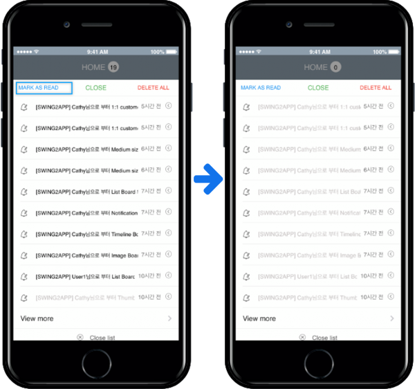 Delete or Mark as Read Push Notifications – Support