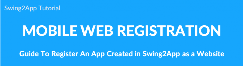 How to use mobile web registration – Support