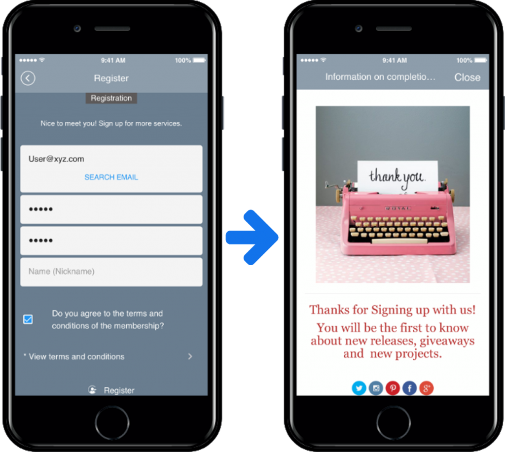 App policy management – How to set up a membership completion message ...