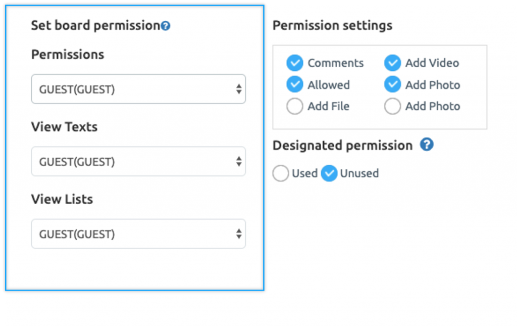 How to set up Bulletin Board Permission – Support