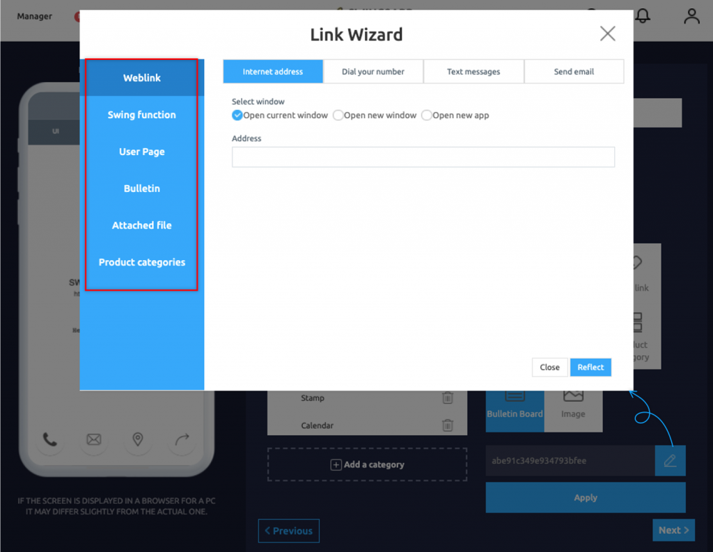 Link Wizard – Support