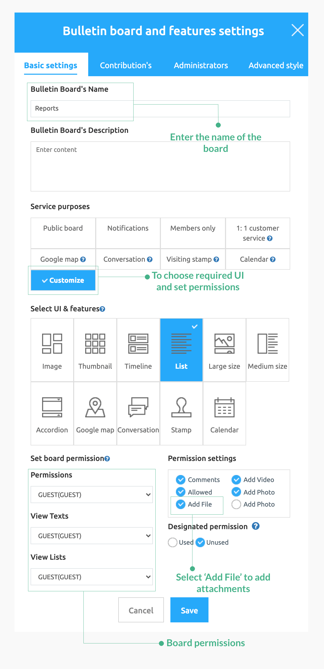 File attachment in editor to upload reports, e-paper, e-magazines ...