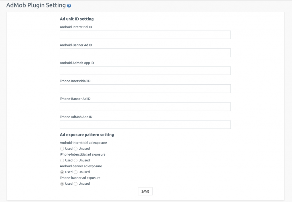 What is AdMob plugin setting? – Support