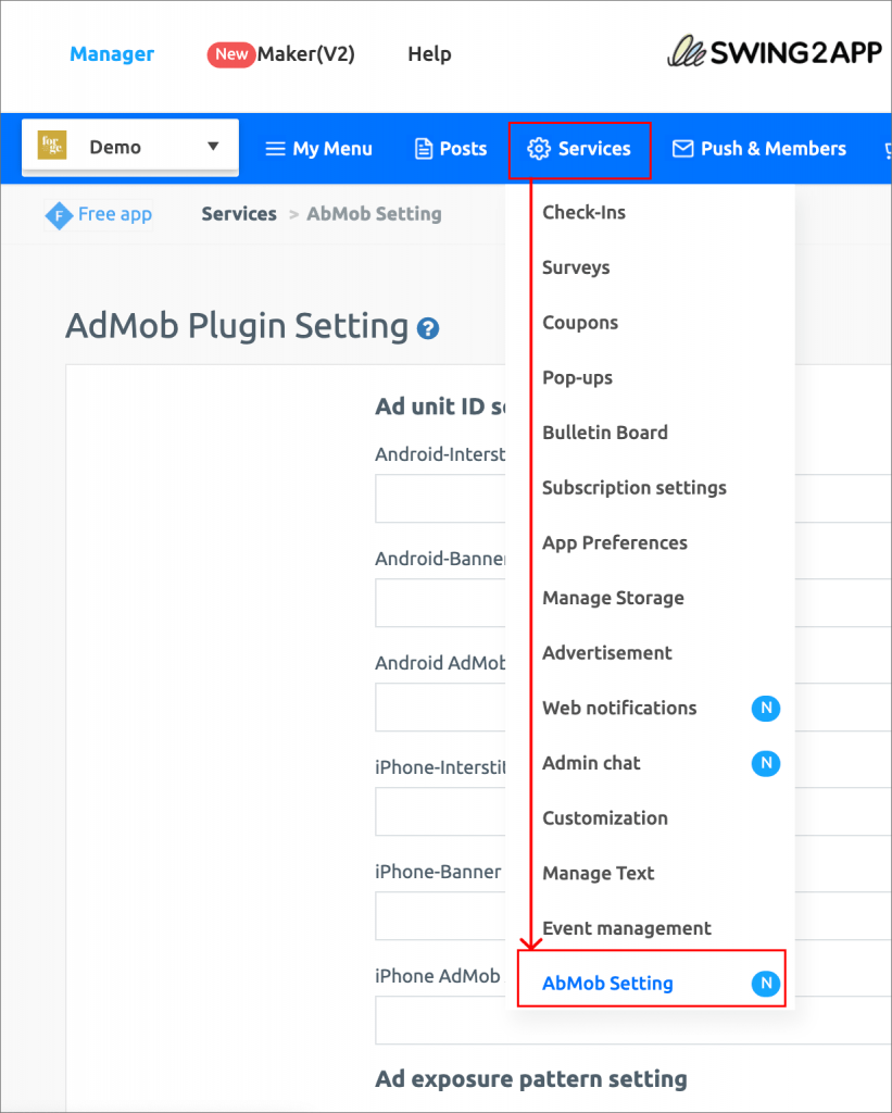 What is AdMob plugin setting? – Support